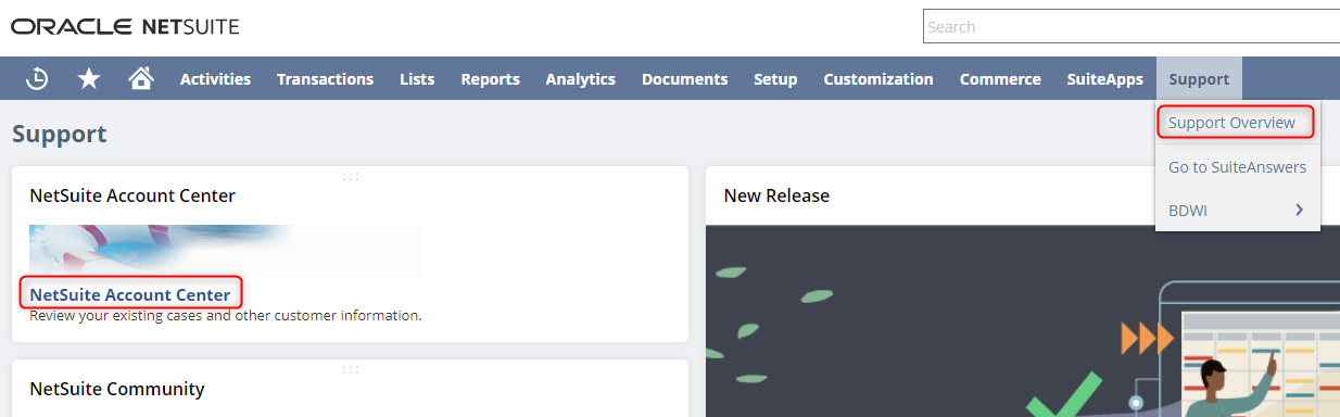 Creating/viewing support tickets in NetSuite – Eastern National IT Help ...