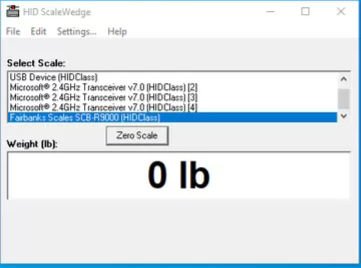 How to use HID-ScaleWedge – Eastern National Help Center